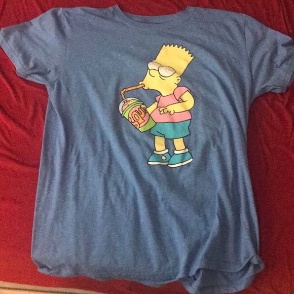 The Simpsons | Tops | Bart Simpson Graphic Tshirt | Poshmark